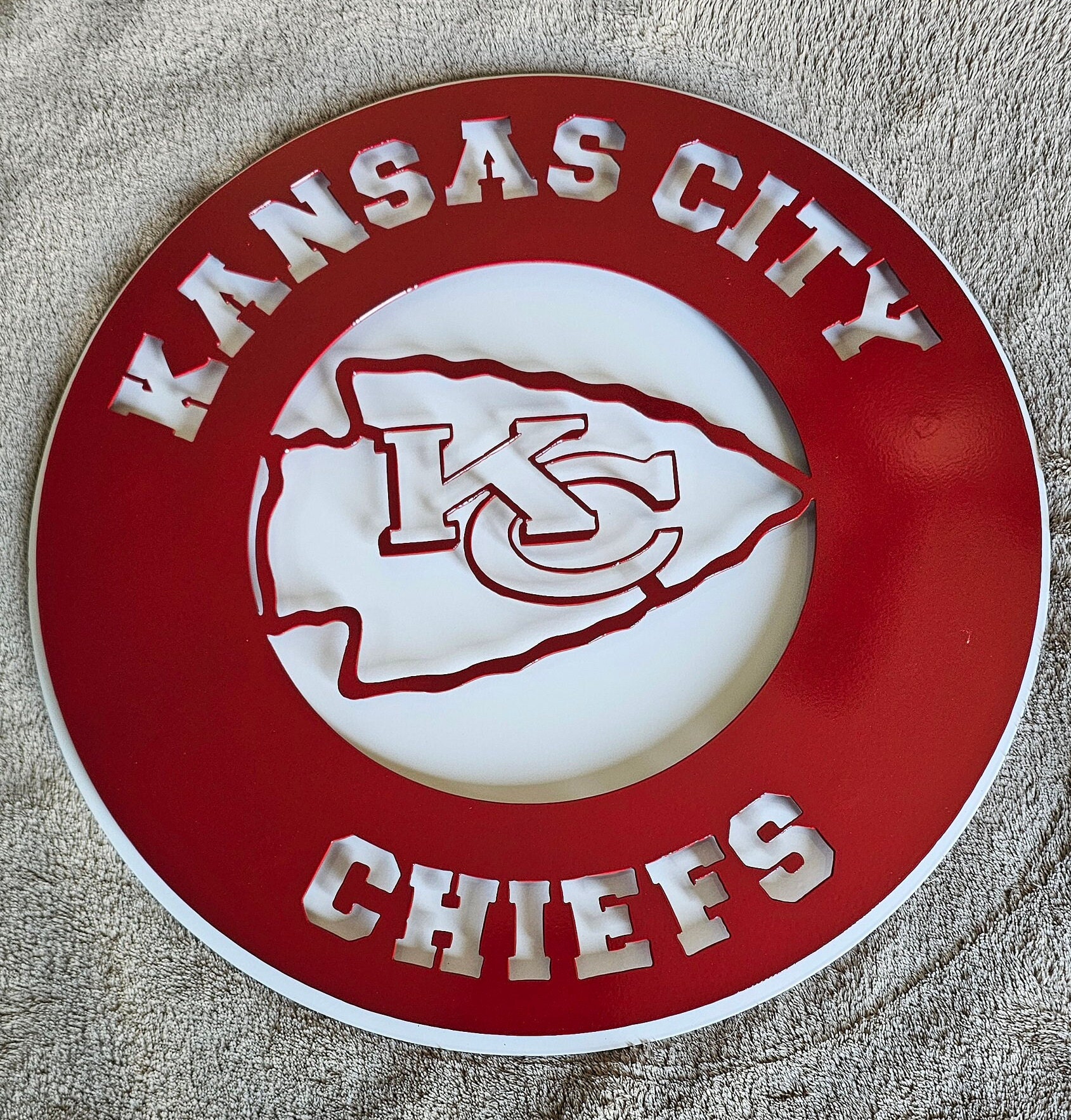 Kansas City Chiefs Metal Sign - Etsy
