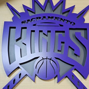 Sacramento Kings Metal Sign - Etsy