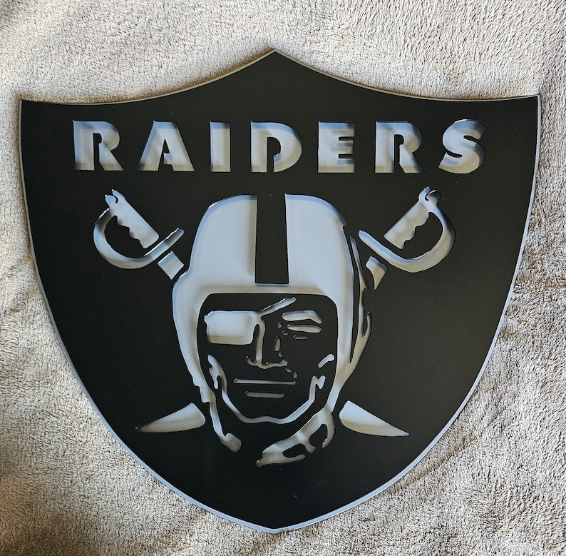 Raiders Football Sign - Etsy