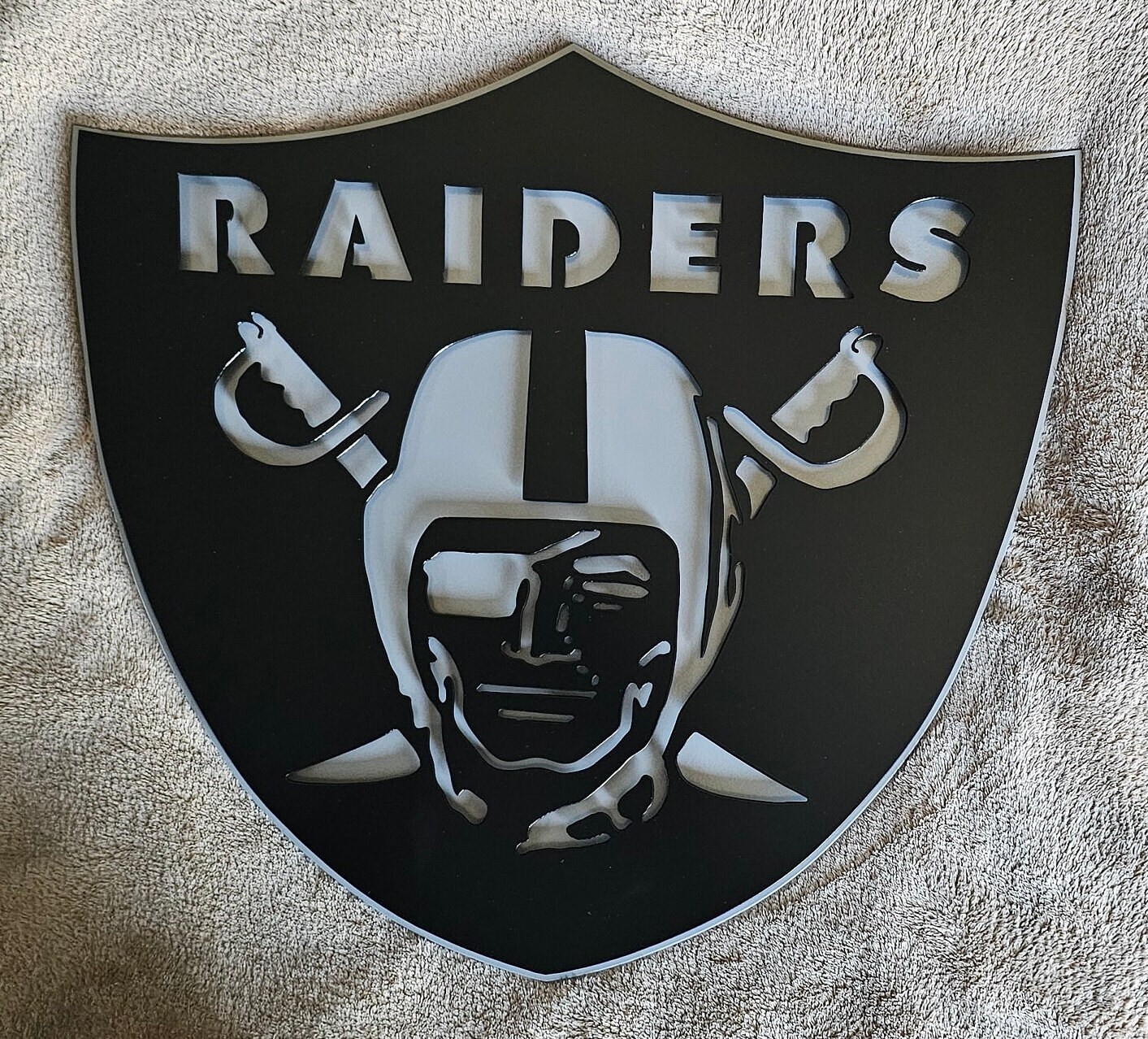 Raiders Football Sign - Etsy