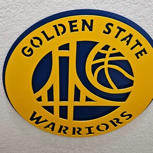 Golden State Warriors Metal Sign - Etsy