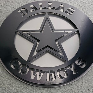 Dallas Cowboys Metal Sign - Etsy