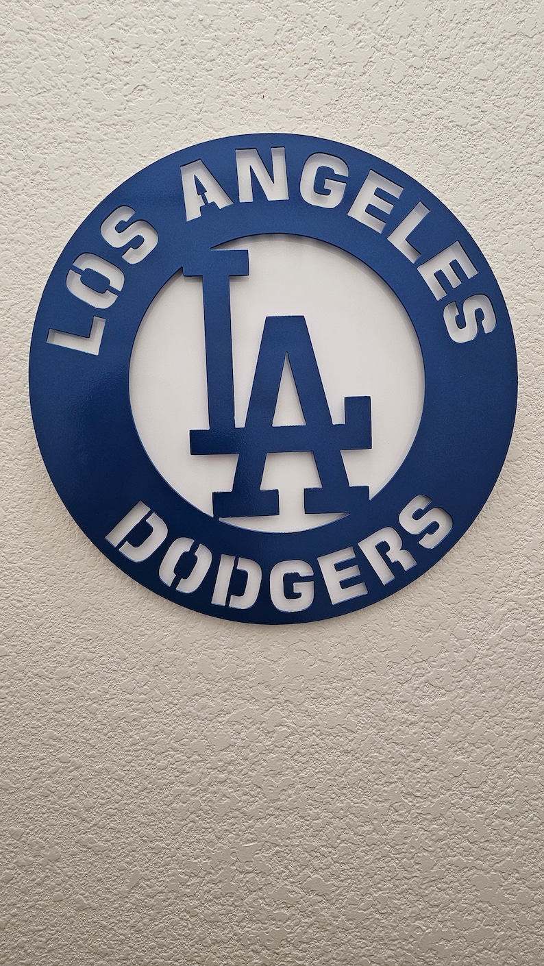 Los Angeles Dodgers Metal Sign - Etsy