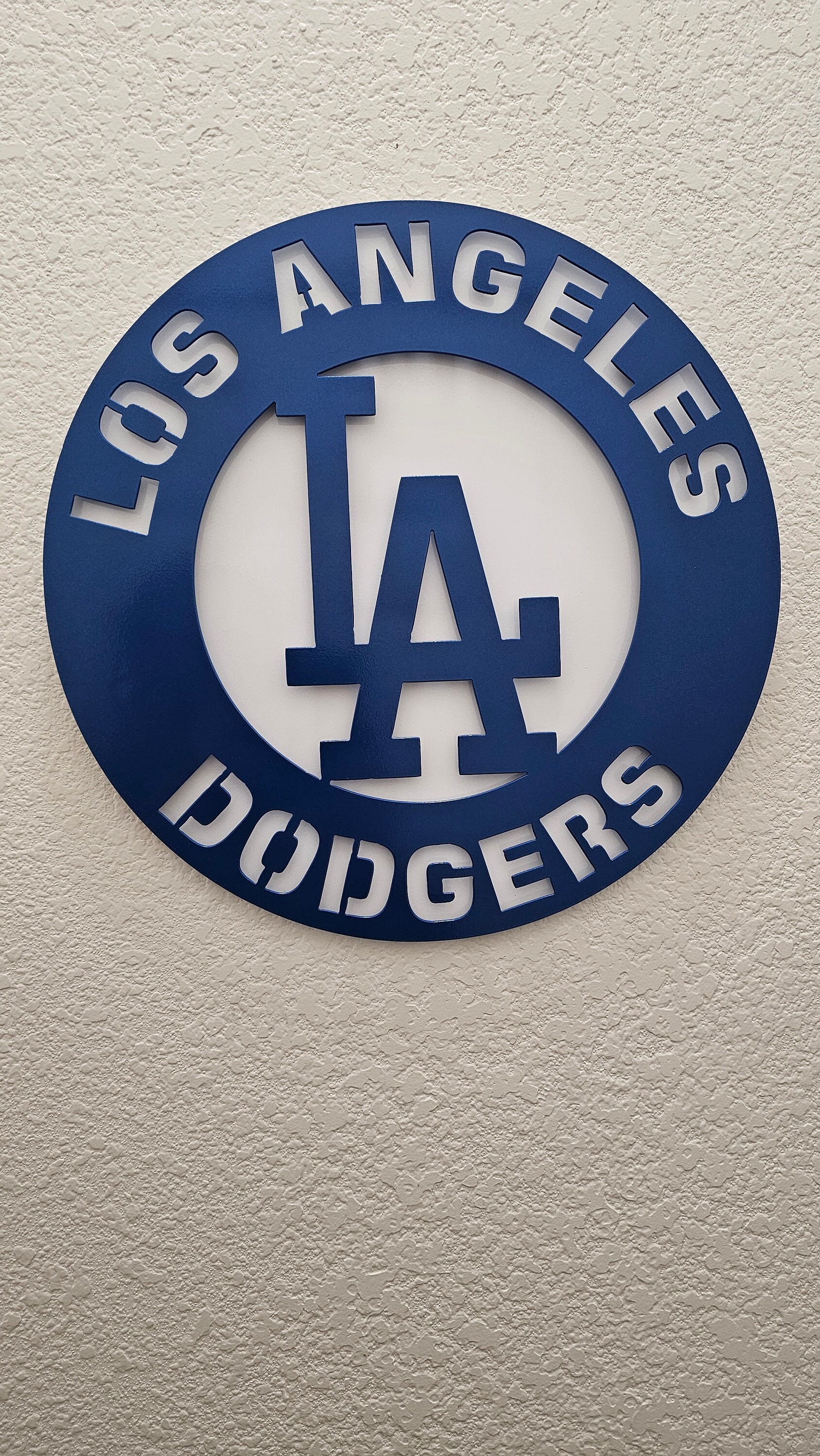 Los Angeles Dodgers Metal Sign - Etsy
