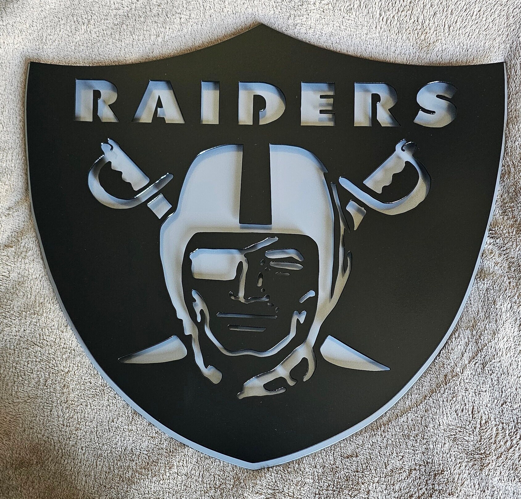 Raiders Football Sign - Etsy