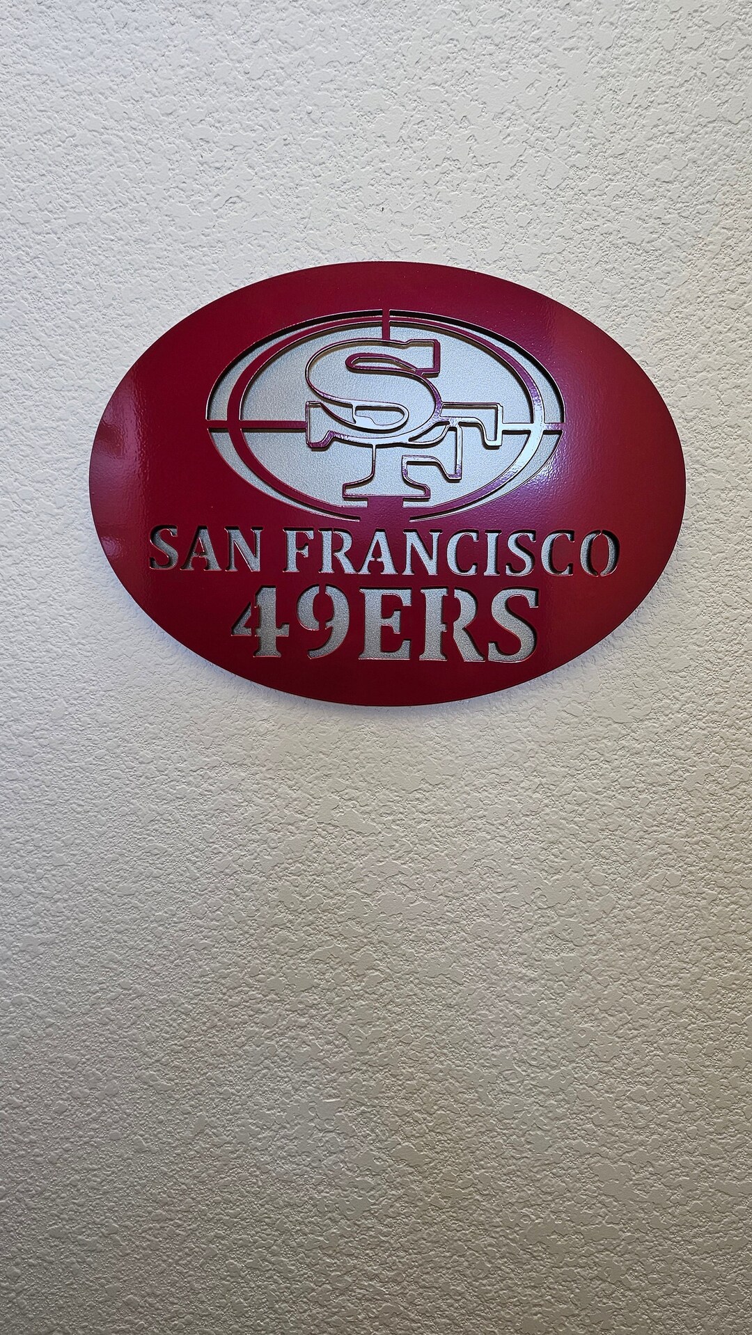 San Francisco 49ers Metal Sign - Etsy