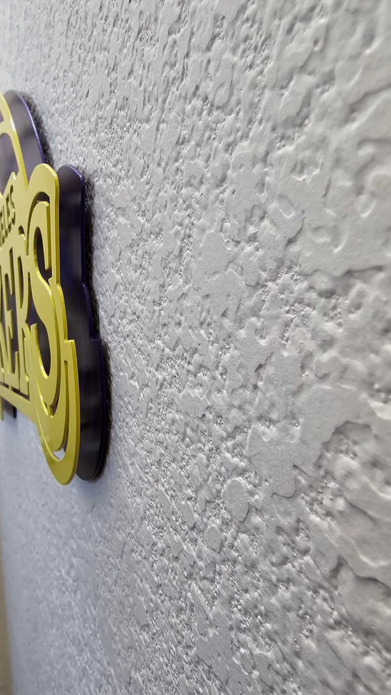 LA Lakers Metal Sign - Etsy