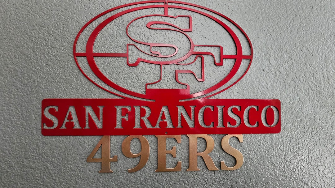 San Francisco 49ers Metal Sign - Etsy