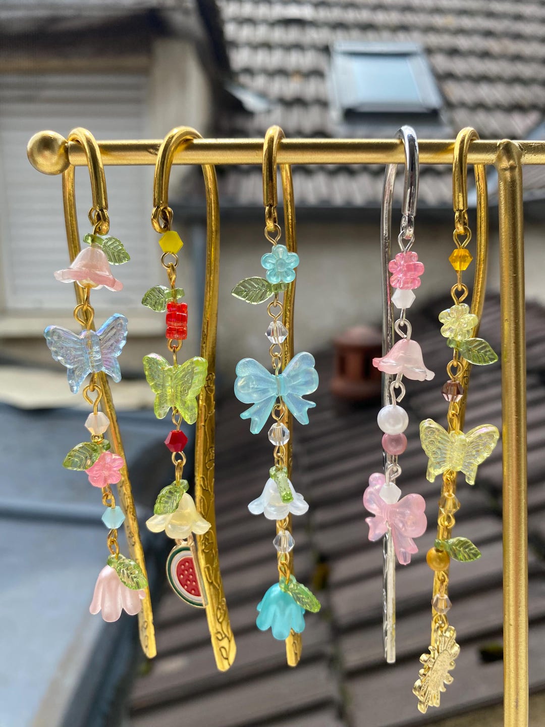Fancy Bookmark, Handmade Beaded Bookmark, Personalized Bookmark, Cute ...