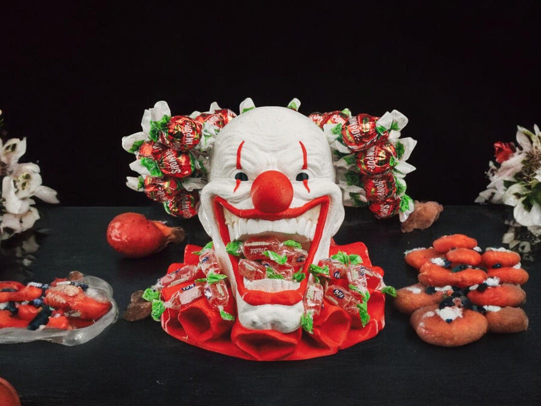 Gory Giggle, Clown Candy Holder, Trick or Treat, Candy Holder, Candy ...
