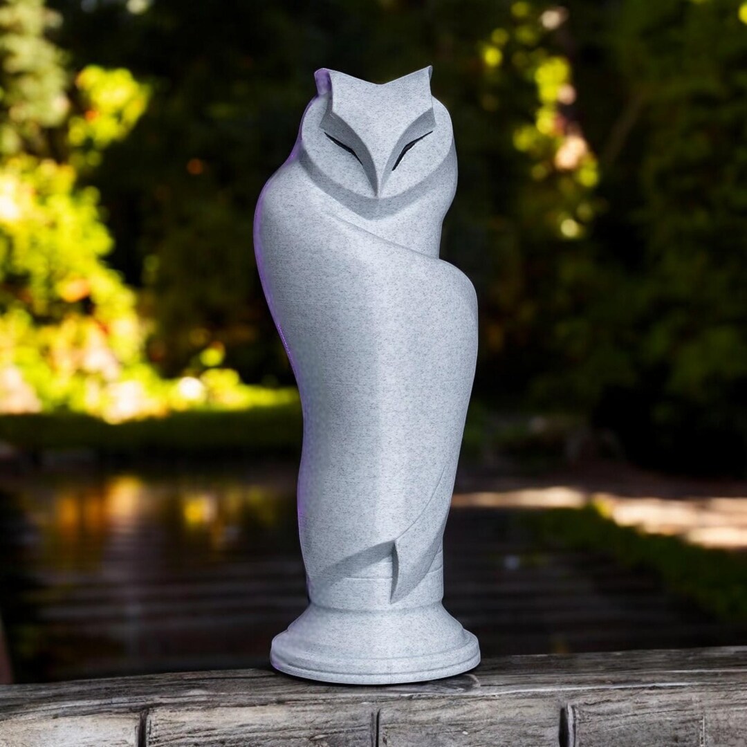 Minim Owl Statue, Owl Statue, Modern Owl Statue, Home Decor ...