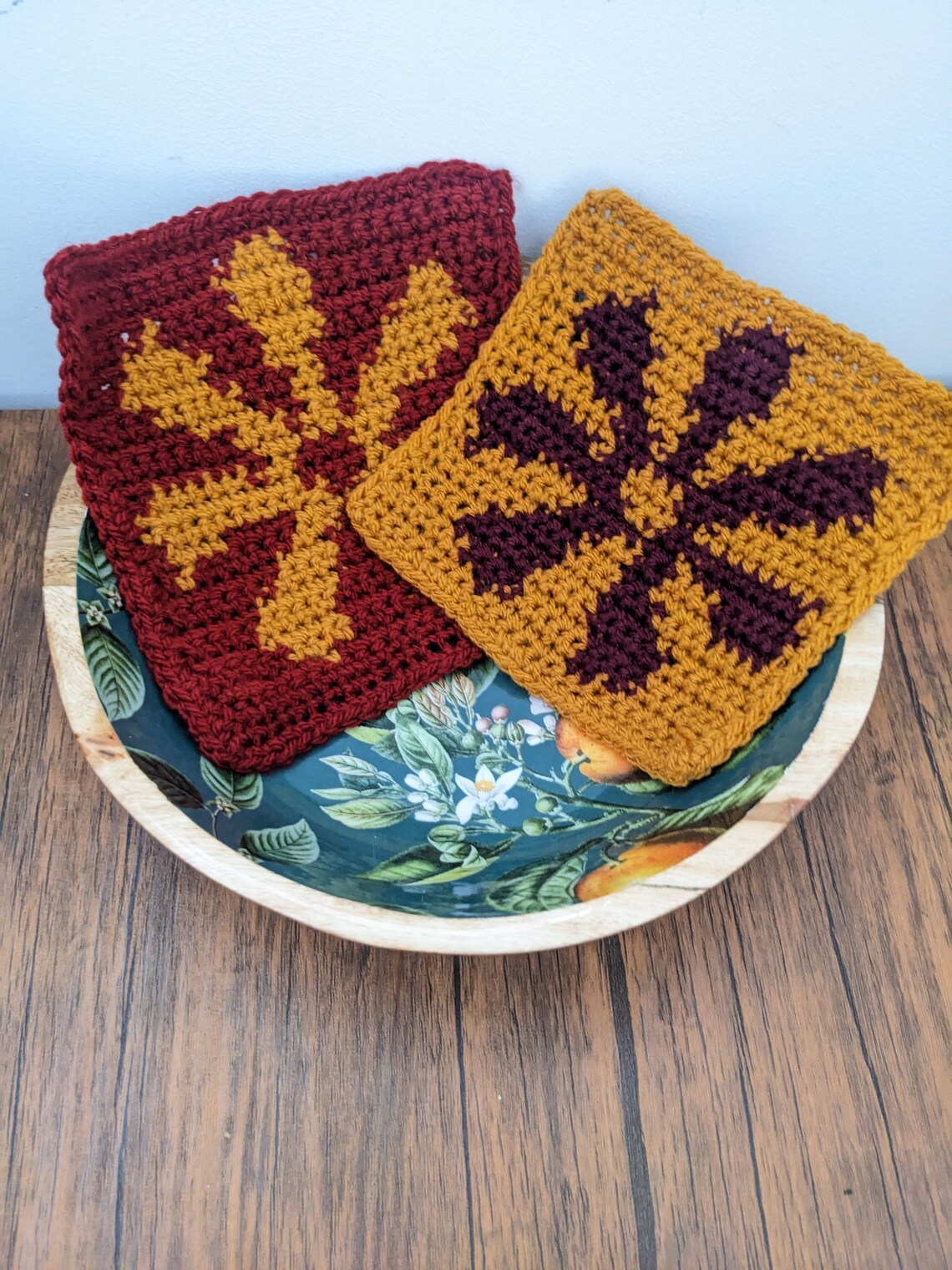 African Crochet Square Adinkra Ananse Traditional Vibrant Granny Square ...