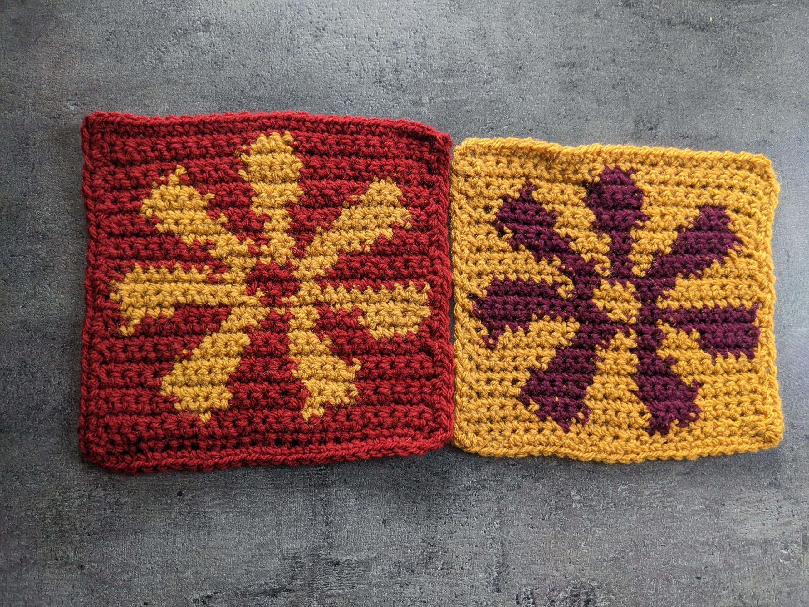 African Crochet Square Adinkra Ananse Traditional Vibrant Granny Square ...