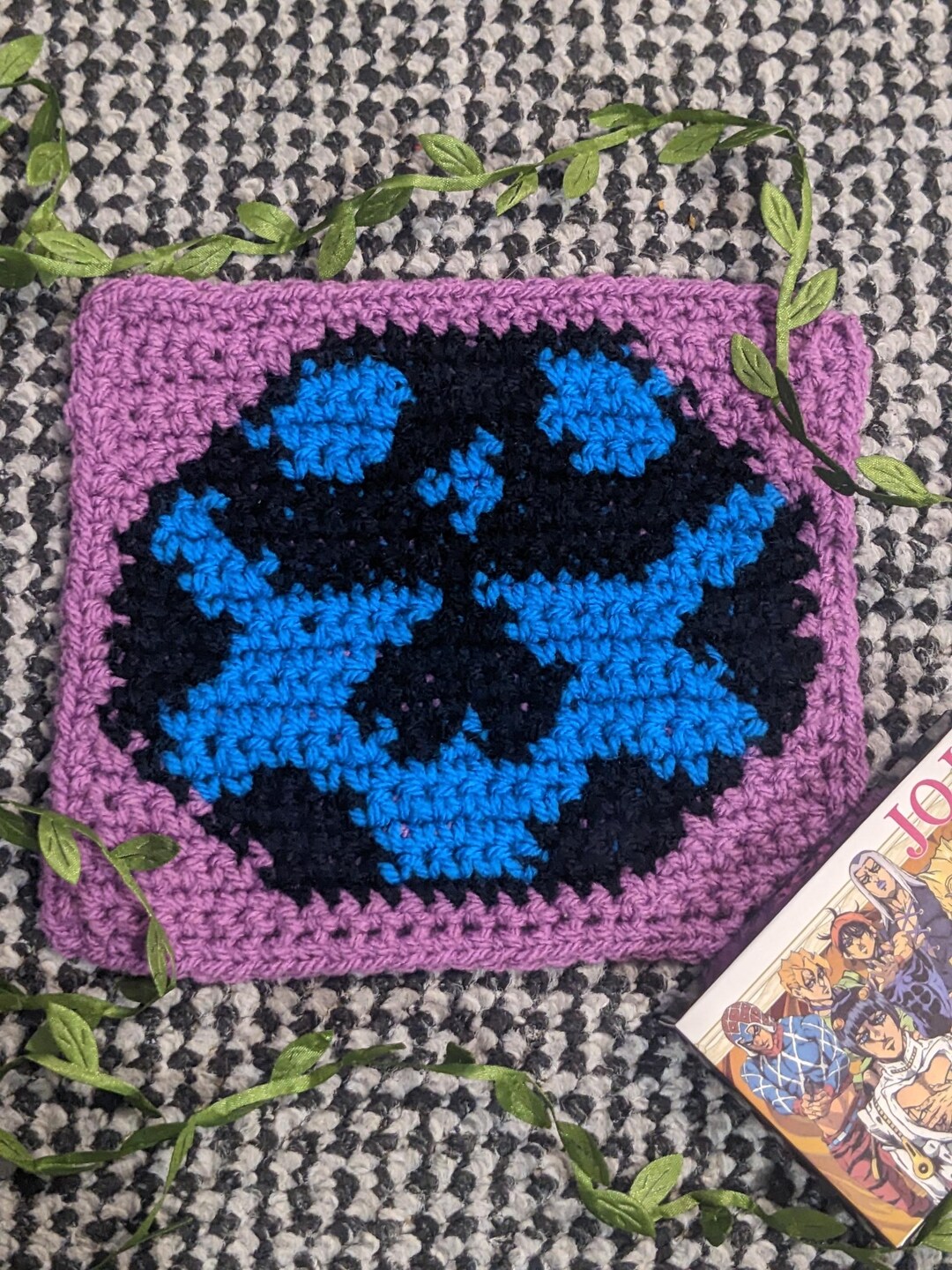 JJBA Anime Giorno Crochet Tapestry Square digital Pattern Only - Etsy