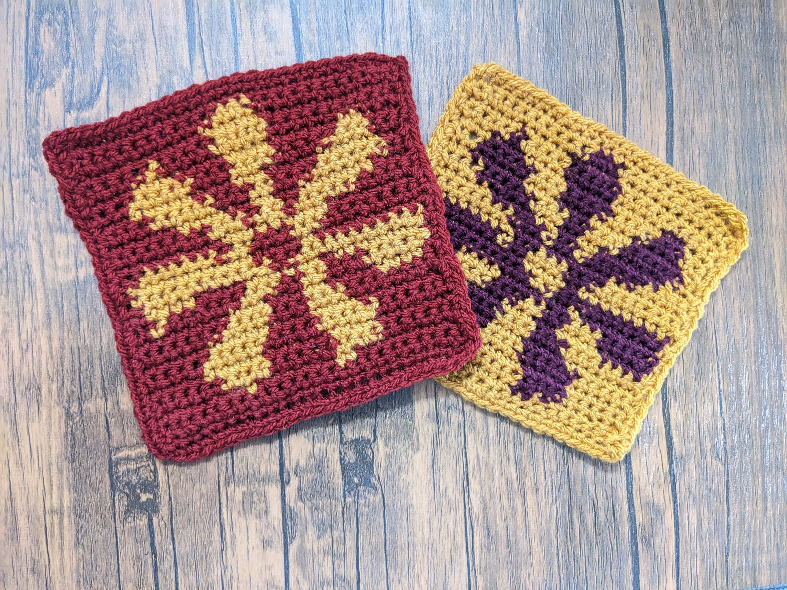 African Crochet Square Adinkra Ananse Traditional Vibrant Granny Square ...