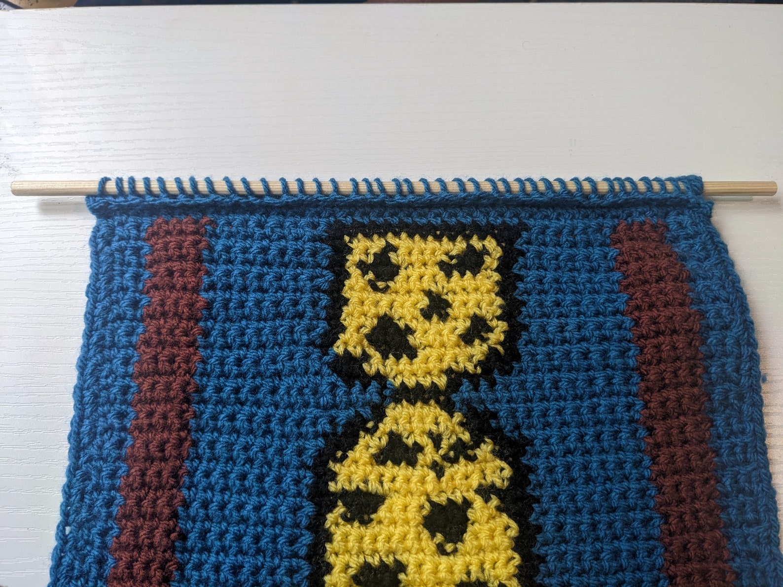 Anime Crochet Nanami JJK Tapestry Anime Crochet Wall Hanging |digital ...