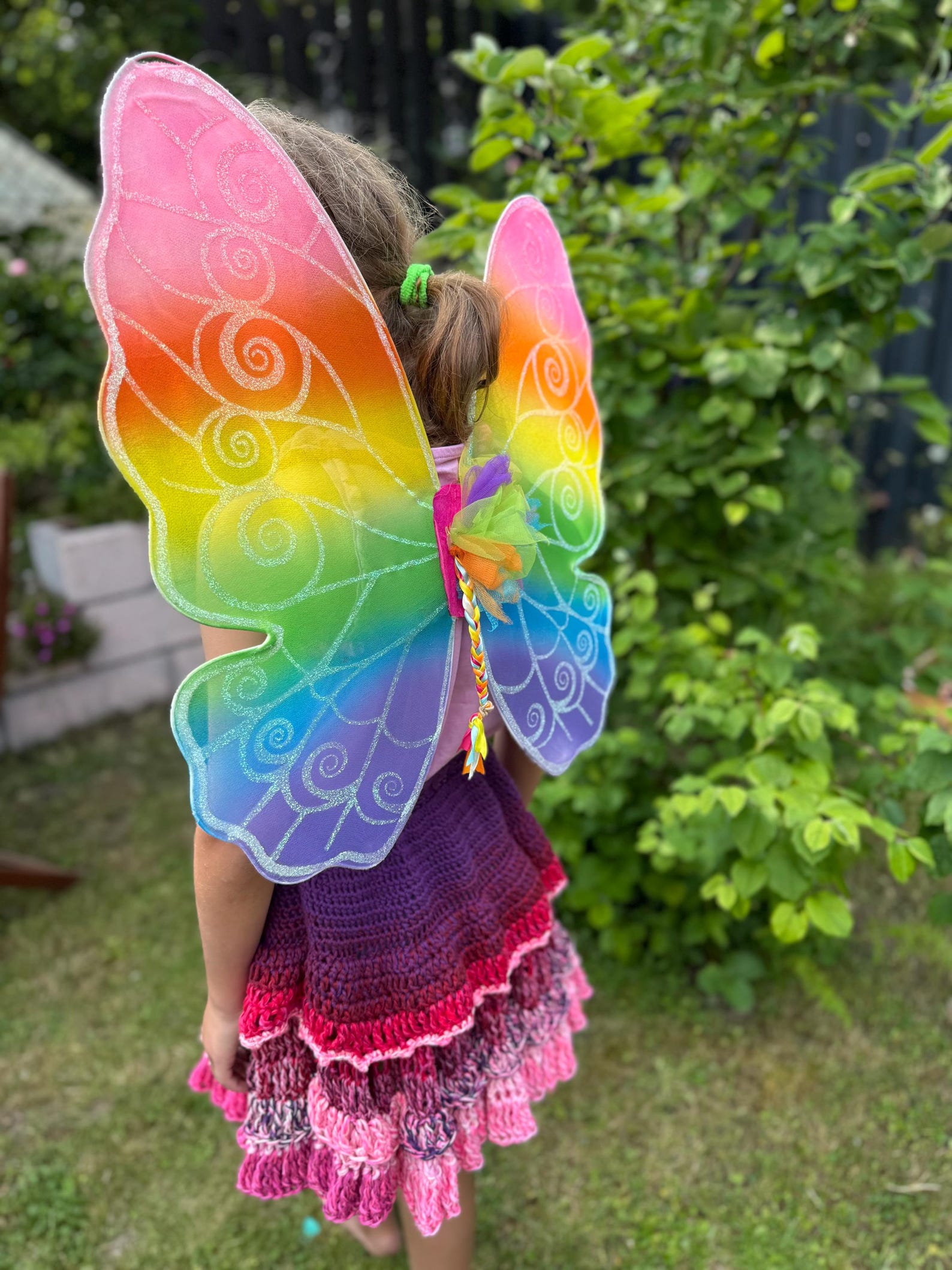 Fairycore Crochet Ruffle Flora Bloom Fantasy Skirt Pattern Gift for ...
