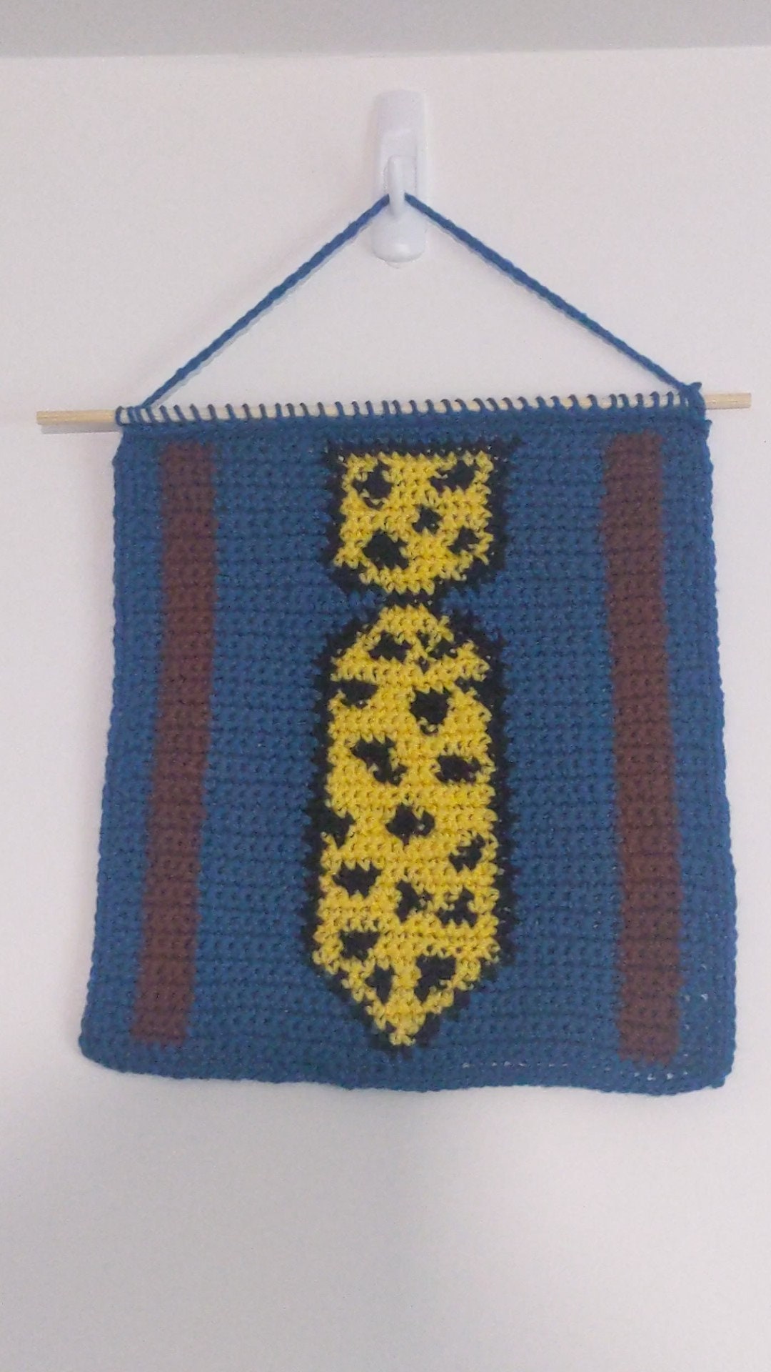 Anime Crochet Nanami JJK Tapestry Anime Crochet Wall Hanging digital ...