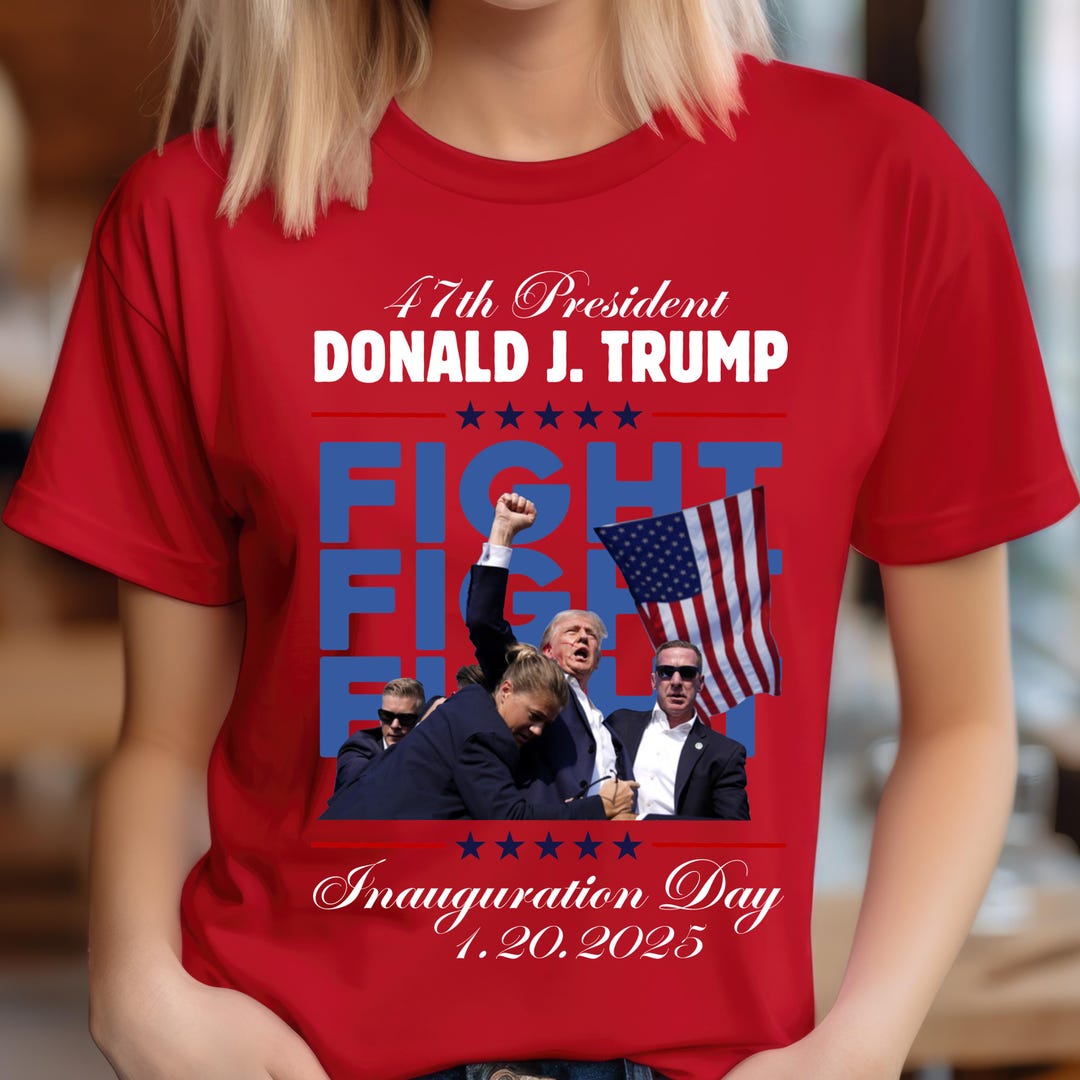 Trump Shirt Inauguration Day 2025 Gift 47th President Donald Trump ...