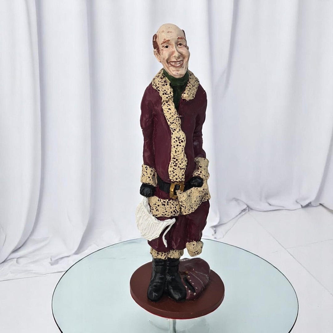 Big Jim Crunkleton Santa Figurine Christmas Decoration Collectible 247/ ...