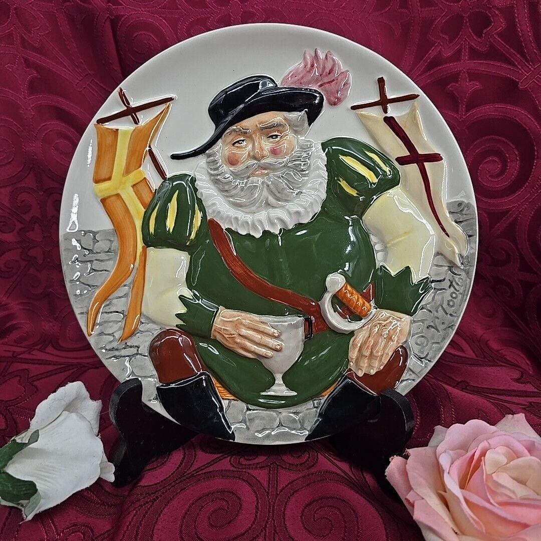 Vintage Davenport Pottery Falstaff Toby Plate Collection 5099B With COA ...