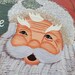 Hand Painted Santa on Slate Stone Christmas Decor 12x9"by Hand Made ...