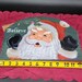 Hand Painted Santa on Slate Stone Christmas Decor 12x9"by Hand Made ...