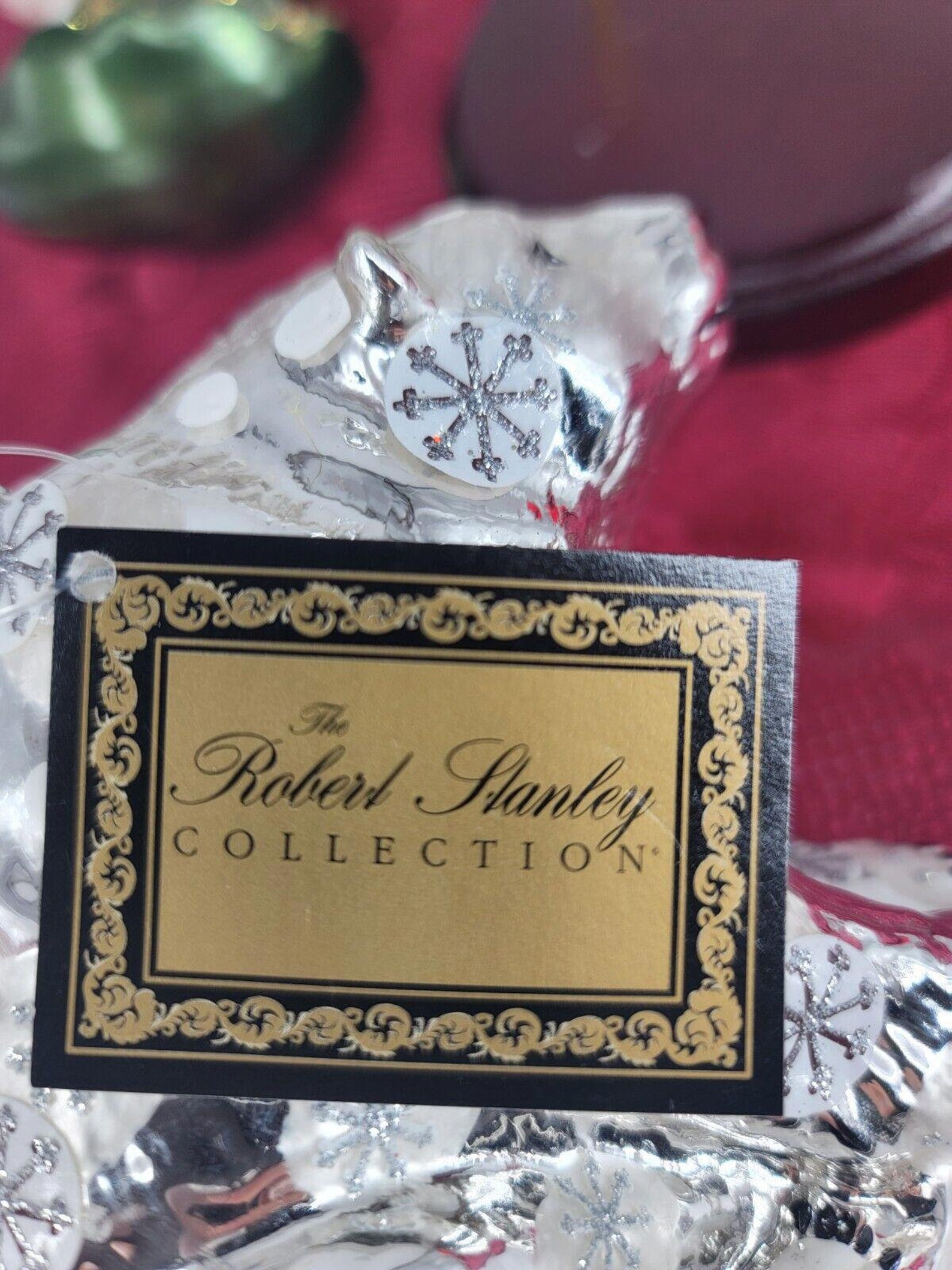 Vintage Mercury Glass Christmas Ornaments 5 Pc Robert Stanley ...