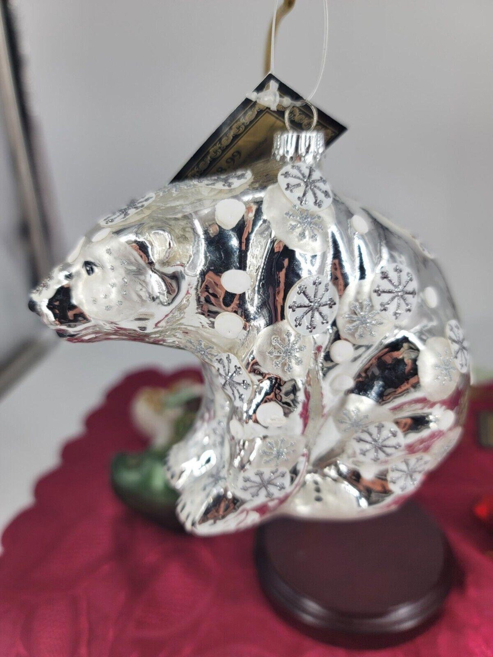 Vintage Mercury Glass Christmas Ornaments 5 Pc Robert Stanley ...