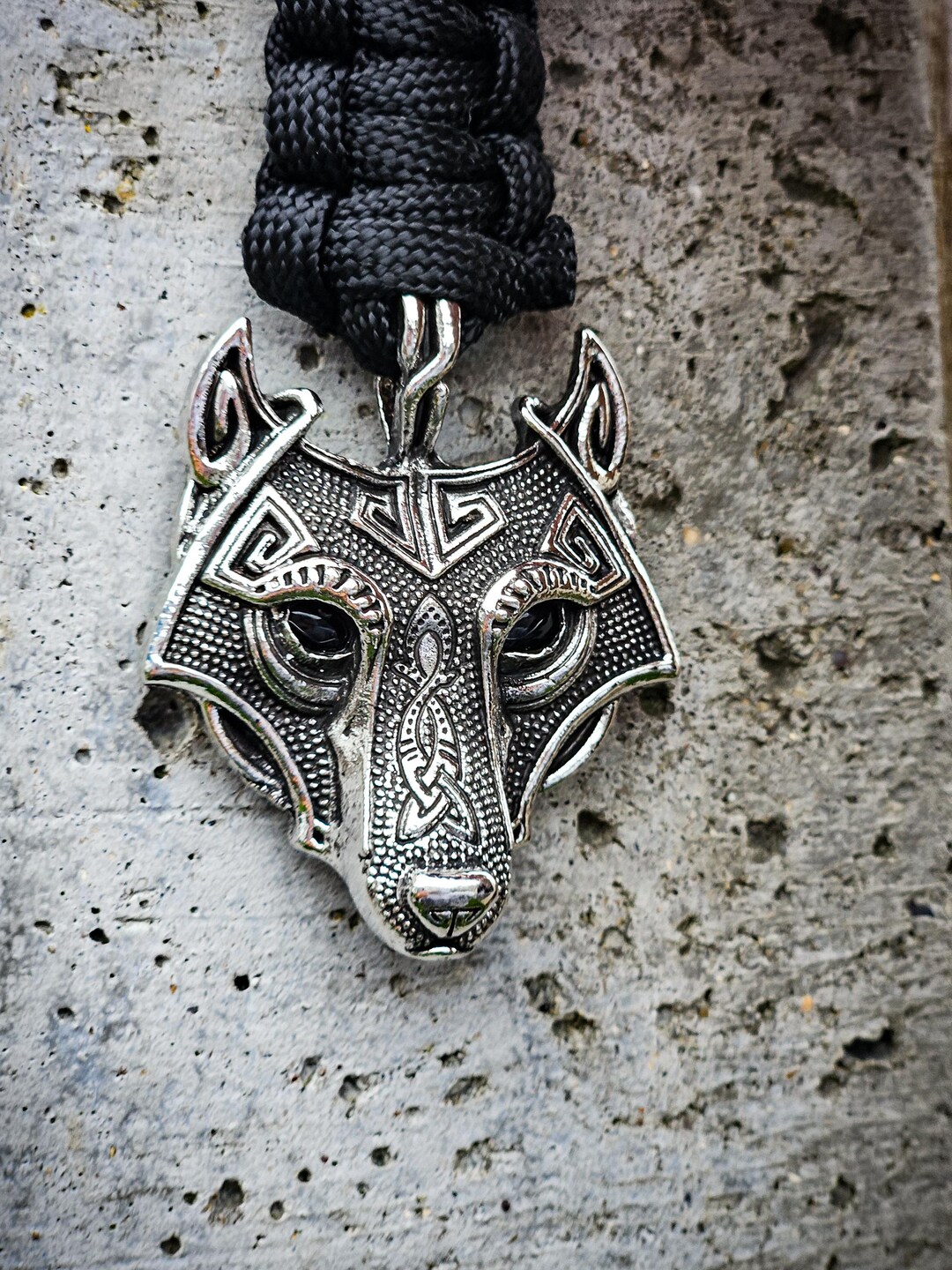 Viking Fenrir Wolf Keychain Cotton Thread Vintage Keychain Lucky ...
