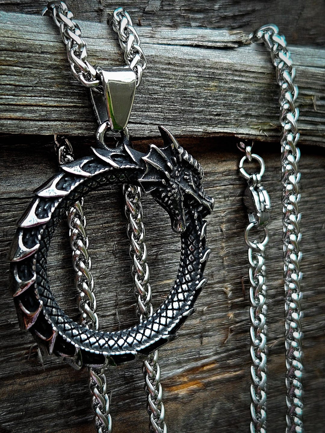 Viking Anclent Rome Dragon Totem Pendant for Man for Women. Xmas ...