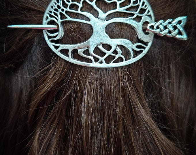 Hairpin With Pin Tree of Life Yggdrasil Celtic Viking - Etsy