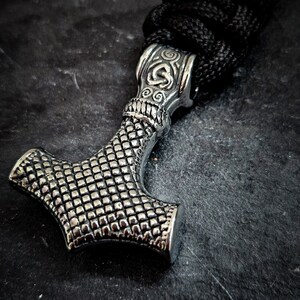 Norse Viking Keychain Thor's Hammer Totem Key Chain Power Punk ...
