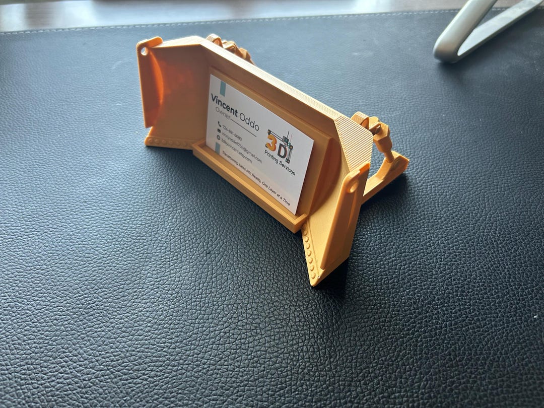 Dozer Business Card Holder - Etsy