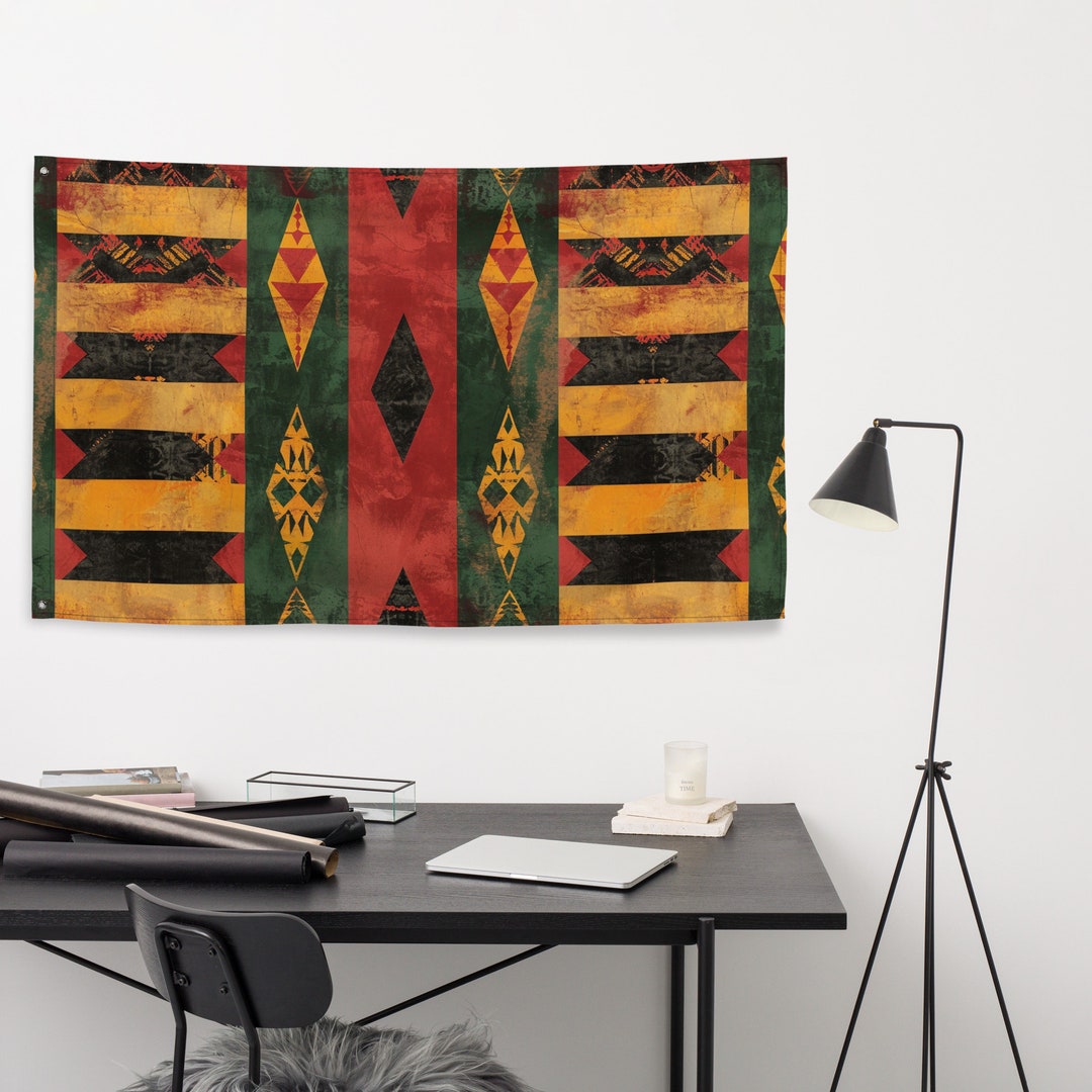 Black History Month Flag, African American Culture Banner, Black Pride ...