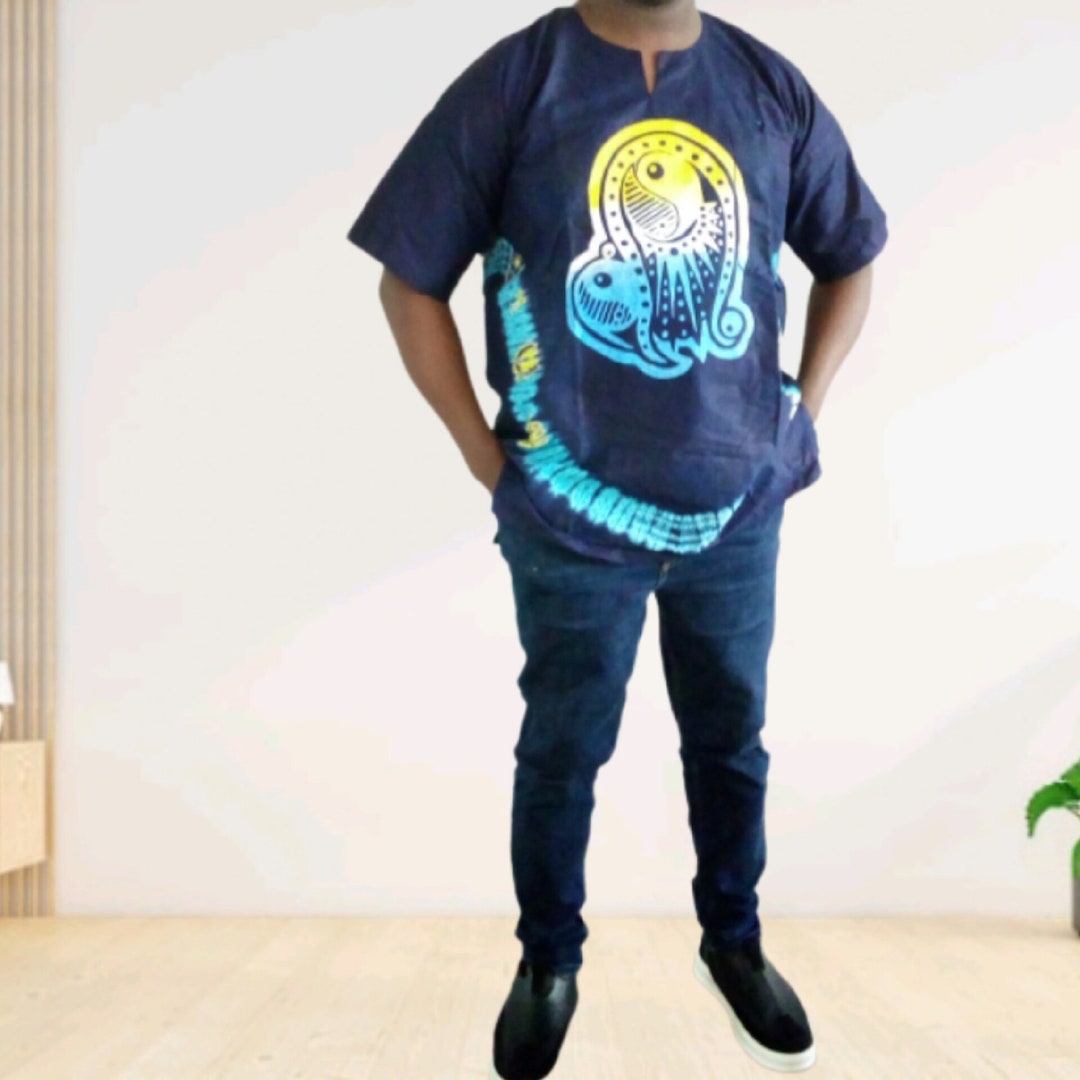 Unisex Top Adire /kampala/ Tie and Dye Top - Etsy