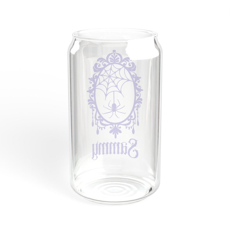 Custom Sipper Glass, 16oz, Halloween Sipper Glass, Personalized Gift ...