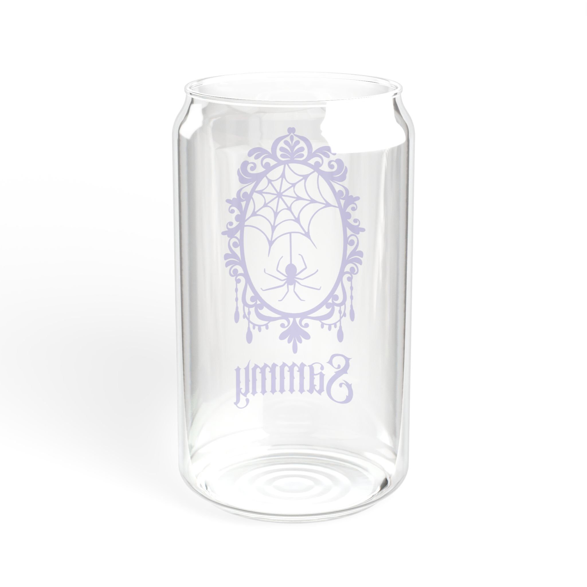 Custom Sipper Glass, 16oz, Halloween Sipper Glass, Personalized Gift ...