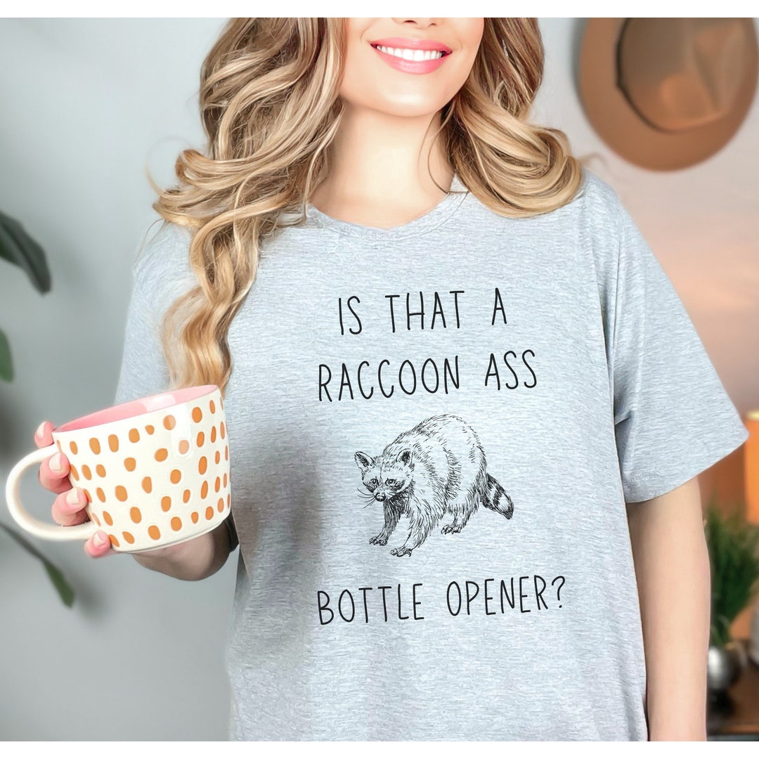Unisex Heavy Cotton Tee, Funny Meme Tee, Random Shirt, Raccoon Shirt ...