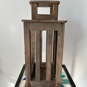 Rustic Farmhouse Lantern - Etsy