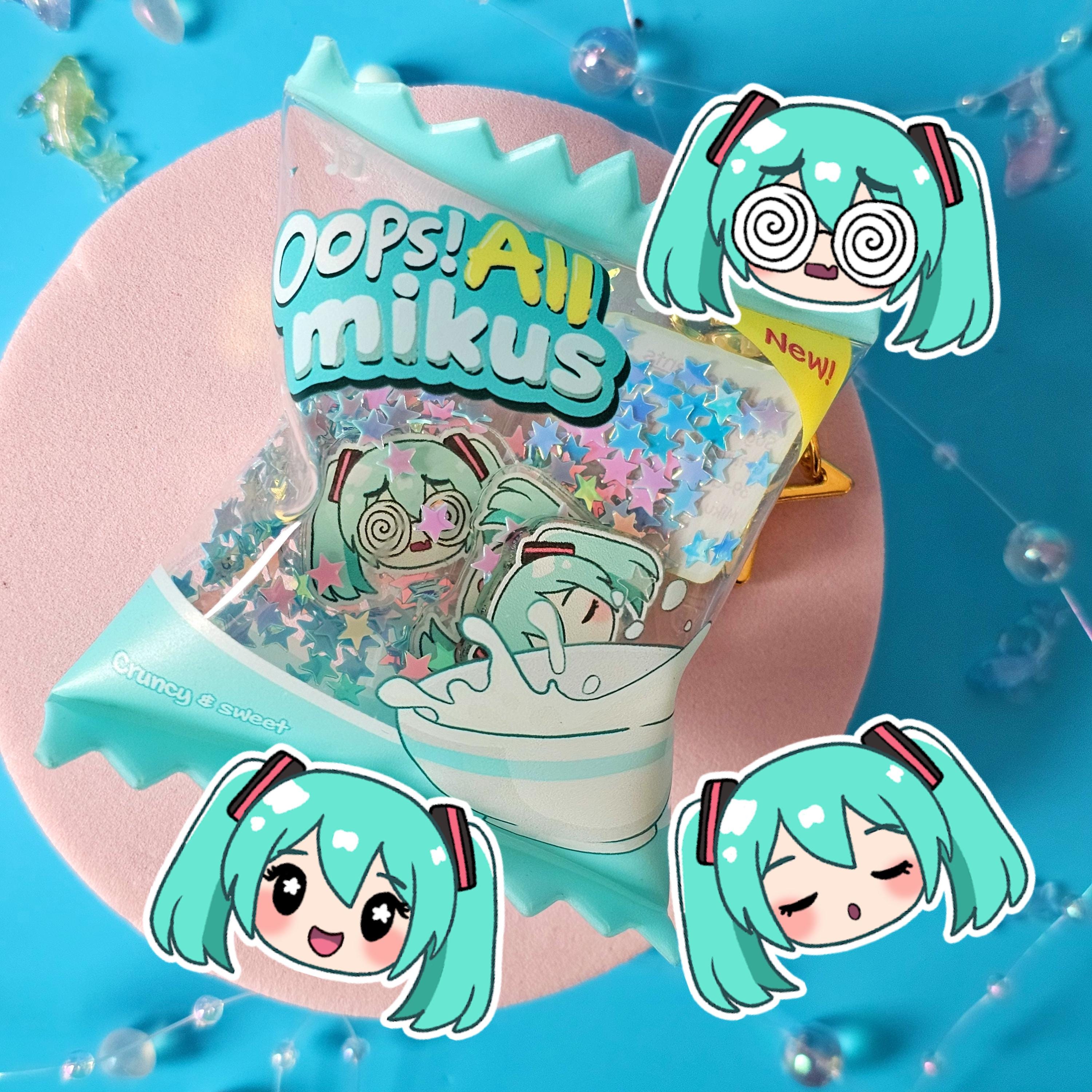 Miku Cereal Candy Bag Shaker Keychain - Etsy