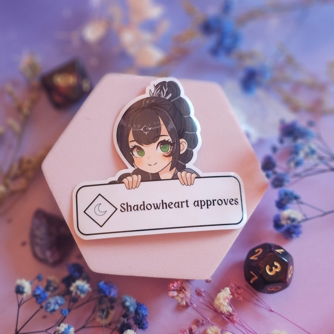 Baldurs Gate 3 Shadowheart Approves Glossy Waterproof Vinyl Sticker - Etsy