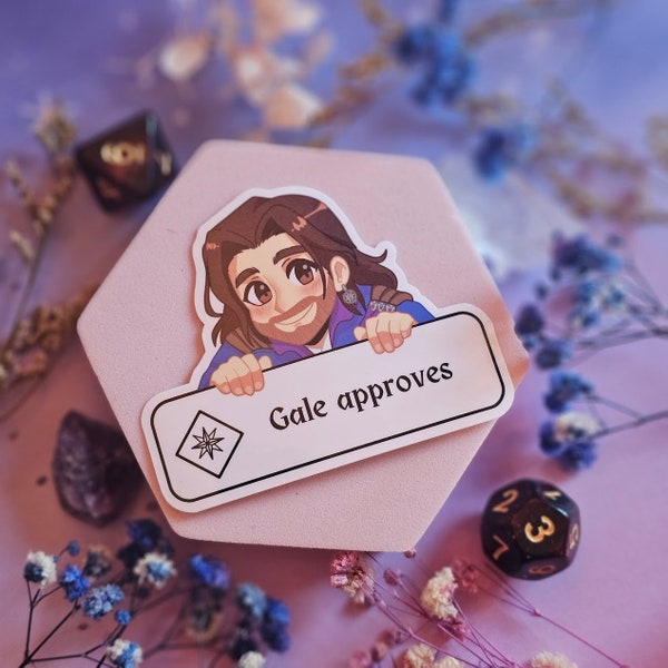 Bg3 Gale Approves Sticker - Etsy
