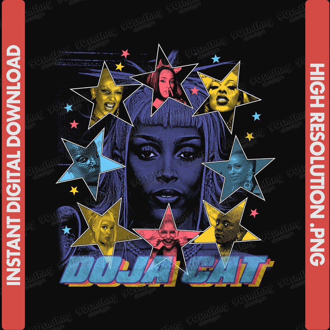 Vtg Shirt Design Doja Cat Png Doja Cat Digital Download Vintage Graphic ...
