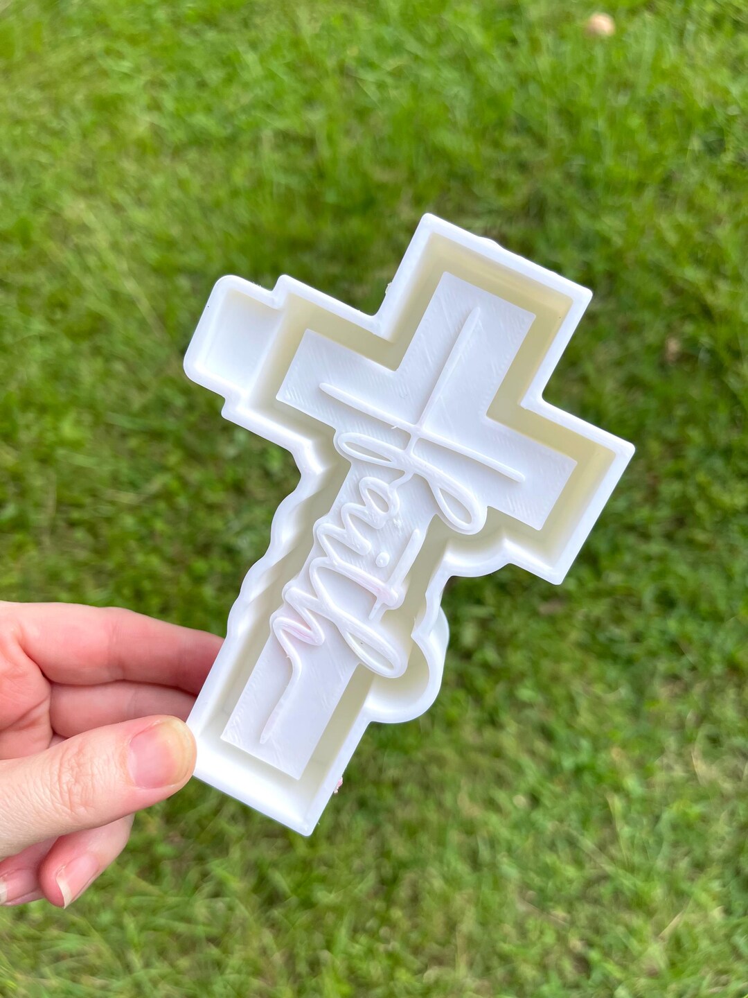 Faith Cross Freshie Mold | Silicone Freshie MOLD | Freshie Mold ...