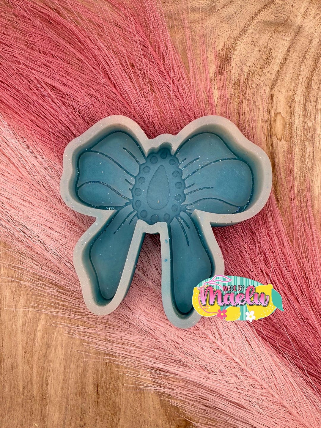 Turquoise Coquette Bow Freshie Mold | Silicone Freshie MOLD | Freshie ...