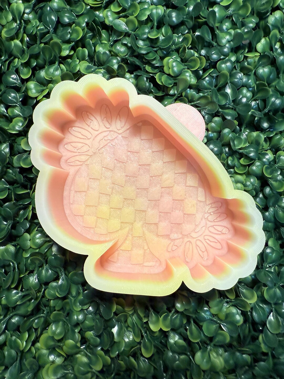 Turquoise Checkeded Spade Freshie Mold | Silicone Freshie MOLD ...
