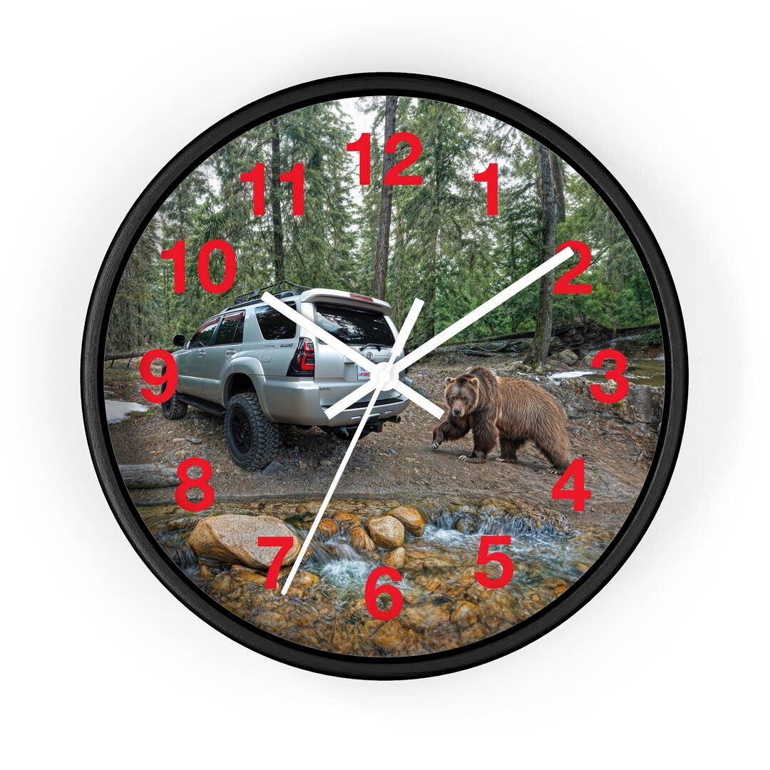 TOYOTA 4RUNNER Wall Clock for Car SUV Truck Auto Enthusiasts Home Wall ...