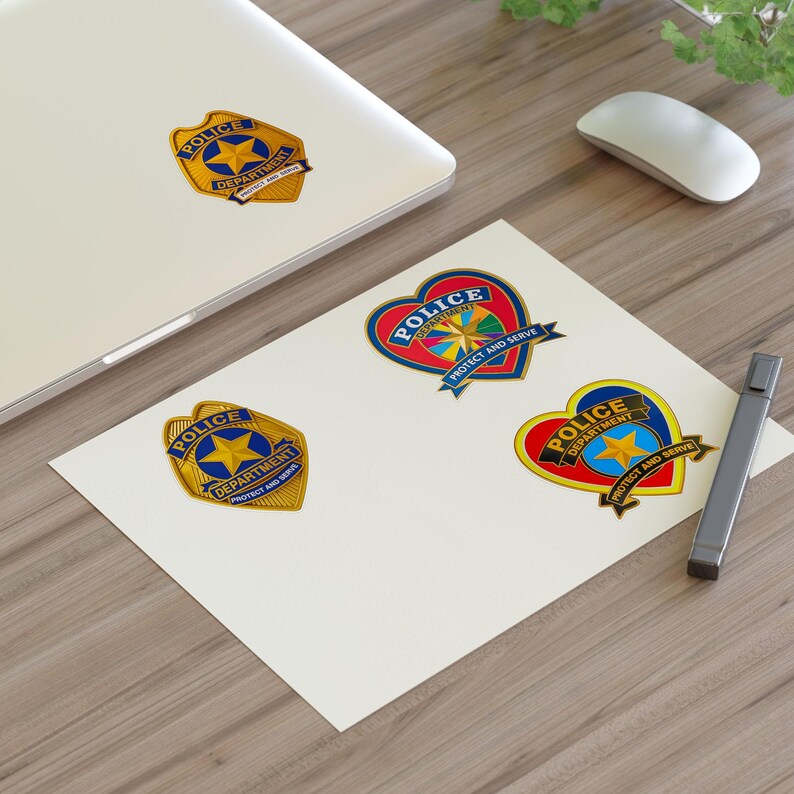 Police Department Sticker Sheets - Etsy