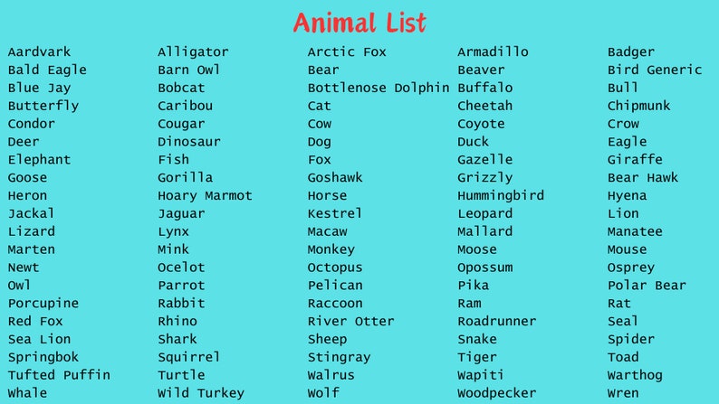 100 Animals Bundle - Svg, Dxf, Png, Pdf, Jpeg Files for Cricut, Laser ...
